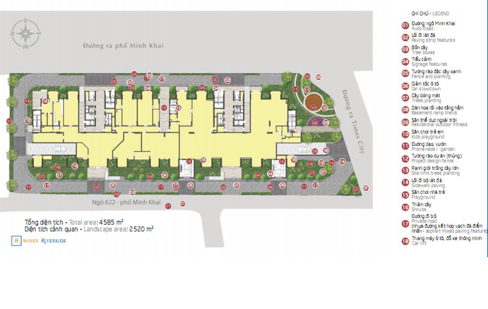 Dự án Amber Riverside Quận Hai Bà Trưng | Mặt bằng, chính sách, giá bán ...
