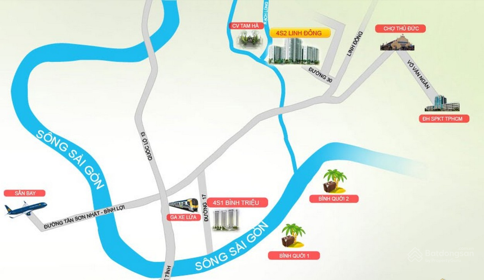 Dự án 4S Riverside Garden Bình Triệu Thành phố Thủ Đức | Mặt bằng ...