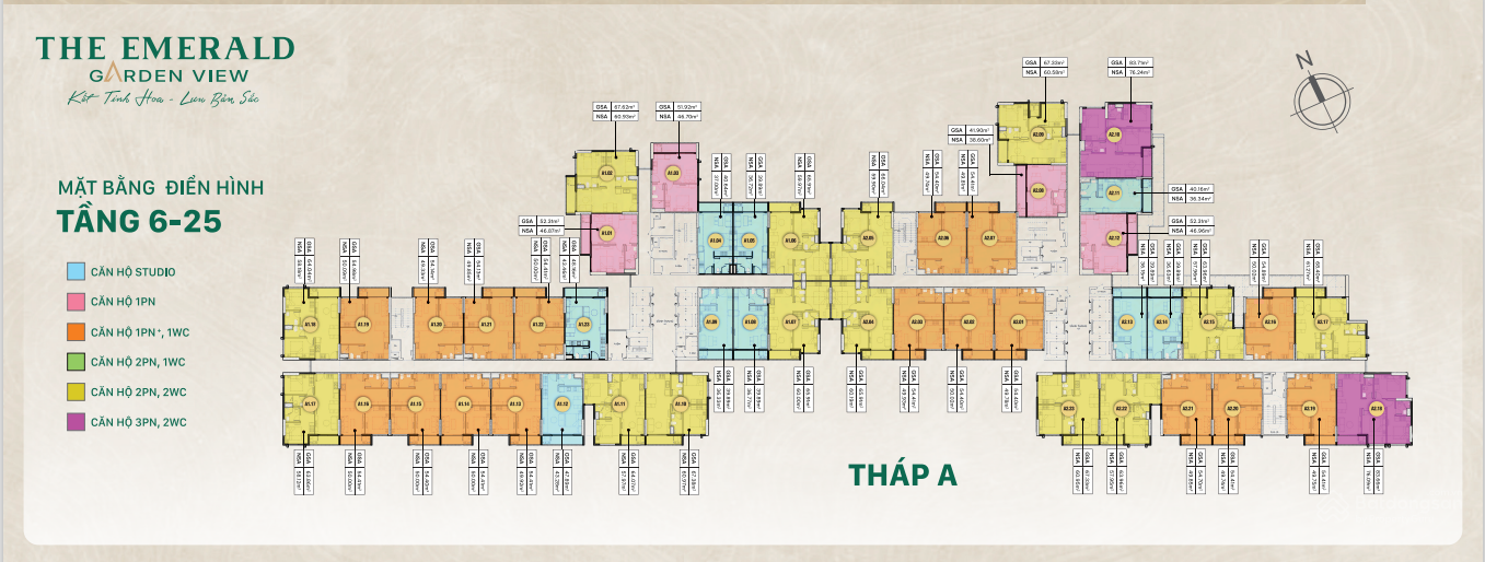 Thông tin dự án The Emerald Garden View mới nhất tháng 1/2026