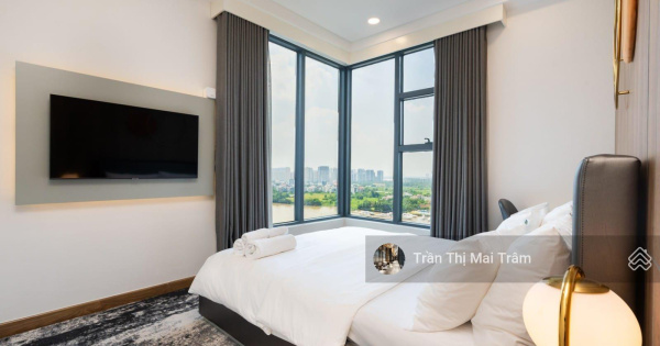 Thiết kế siêu cao cấp trong căn hộ 3PN, giá xịn 58 triệu ở Sunwah Pearl