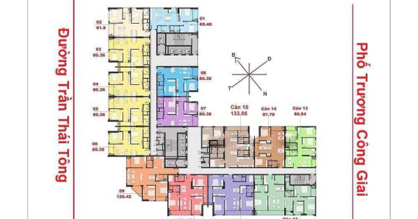 PKD CĐT Handico 52 tại tầng B1 bán gấp quỹ căn 3 4PN 86m2 120m2 125m2 ...