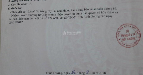 Bán đất mặt tiền đường DT743, phường Bình An, thành phố Dĩ An diện tích ...