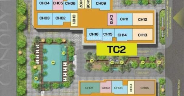 Tòa "TC3 -The Canopy CK khủng 15%. Căn 2PN dự kiến 3,5tỷ 2 hầm + 2 nhà ...