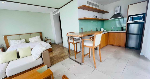 Cho thuê căn hộ Fusion Suites căn góc view biển 1PN