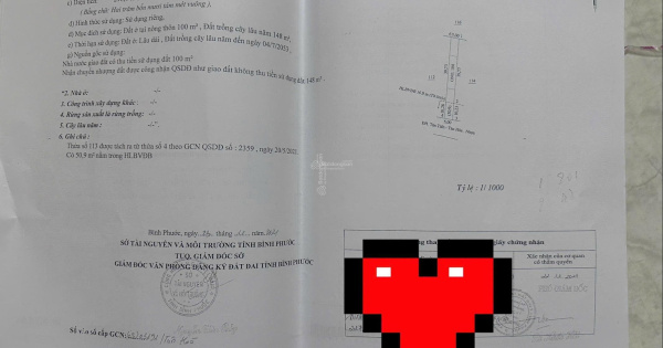 Hàng hót Đồng Phú - Bình Phước - MT nhựa DH Tân Hòa - sát KCN - DT 741 - 5x50mx100m2tc - giá 850tr