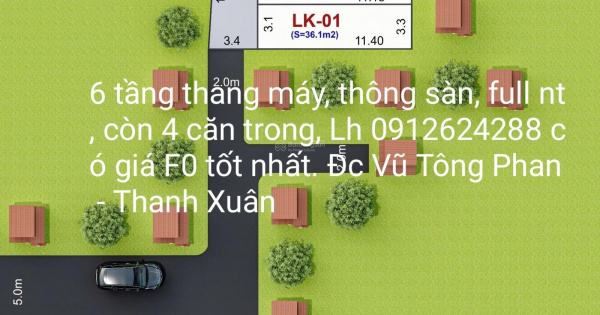 Bán nhà xây mới 6 tầng Thang Máy, full NT, Ô tô lùi cửa, ô tô tránh sát ...