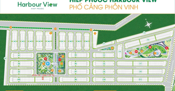 Bán nền C1-27 Hiệp Phước Harbour View Long Hậu Long An 80m2 giá 1ty370 sổ sẳn công chứng ngay