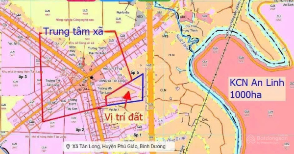 Khan hiếm! Lô đất ngay trung tâm UBND xã Tân Long, Phú Giáo, DT 236.2m2 ...
