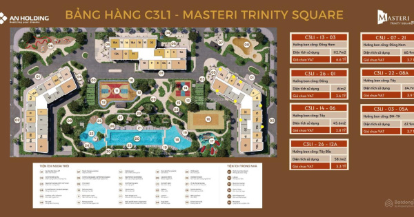 Bán căn hộ chung cư tại Masterise Trinity có thanh toán theo tiến độ và ...
