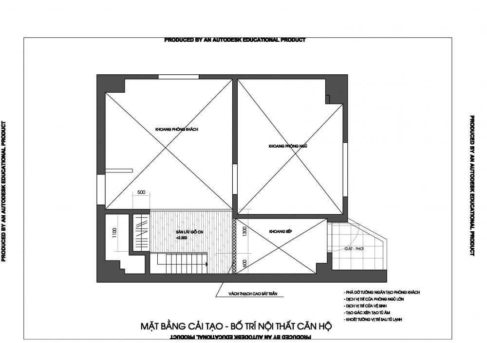 Căn hộ tập thể B7 Kim Liên cho thuê dài hạn