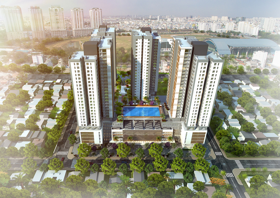 chính chủ Bán căn hộ Xi Grand Court, 80m2, 2PN, tầng cao , view mát ...