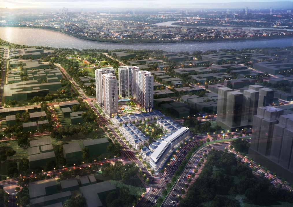 Victoria Village - Bán CH 2 phòng ngủ, 2 toilet - Diện tích tim tường ...