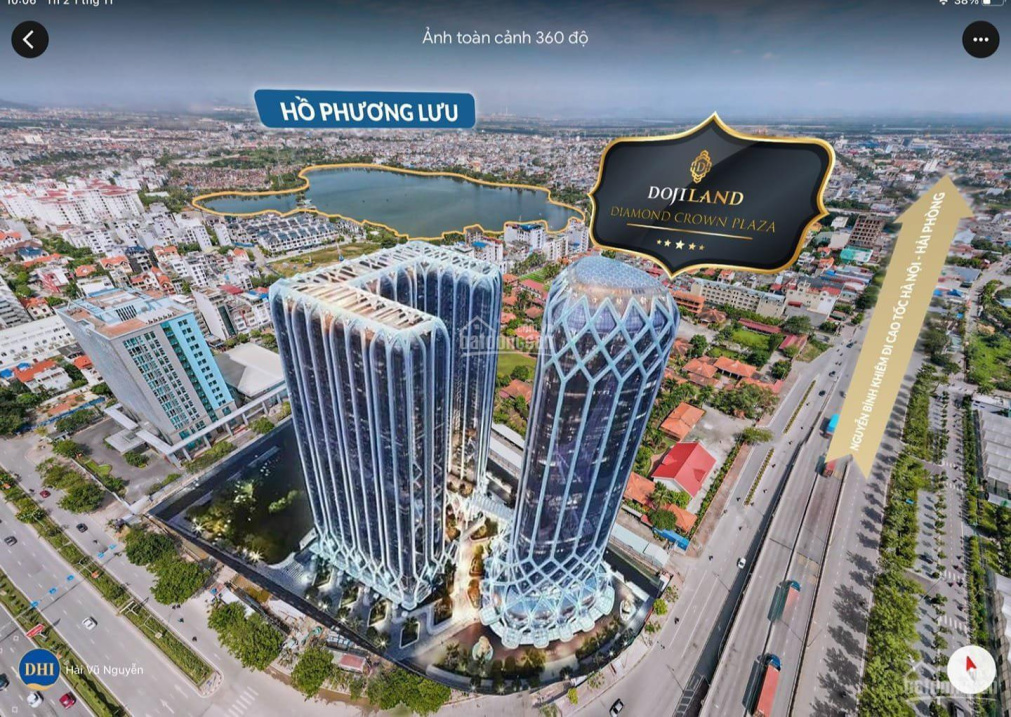 Mở bán dự án chung cư Doji Tower Hải Phòng Diamond Crown - Doji Land đường Lê Hồng Phong, Ngô Quyền