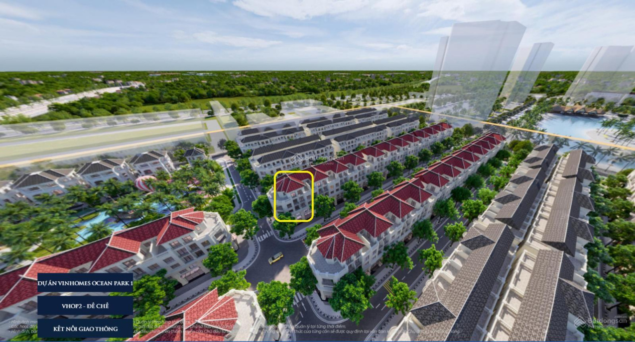 Shophouse áp góc phân khu san hô dự án Vinhomes Ocean Park2 - The Empire