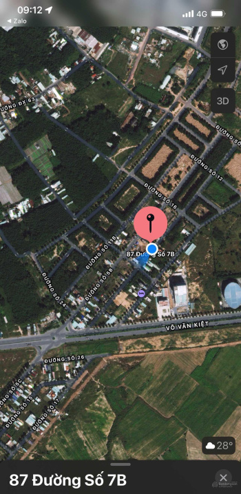 Bán đất TDC Định Hòa, ko dính tụ điện hố ga, Thủ Dầu Một, Bình Dương ...