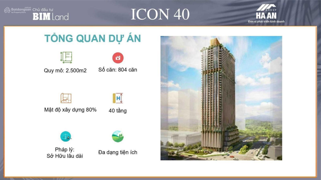 ICON40 biểu tượng mới của Hạ Long, cao 41 tầng. Cạnh Lotte, 1,2tỷ/căn. Full nội thất. 0986 281