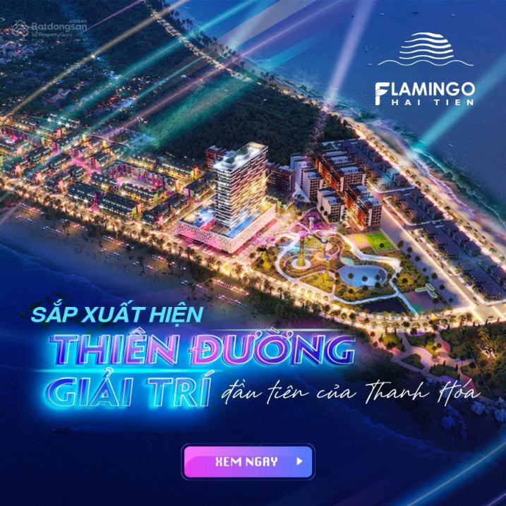 Bán đất sổ đỏ chính chủ gần mặt biển dự án Flamingo Hải Tiến 241m2