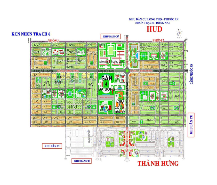 Bán dự án HUD và XDHN Long Thọ, Nhơn Trạch, ĐN, xử lý nhanh cho khách hàng