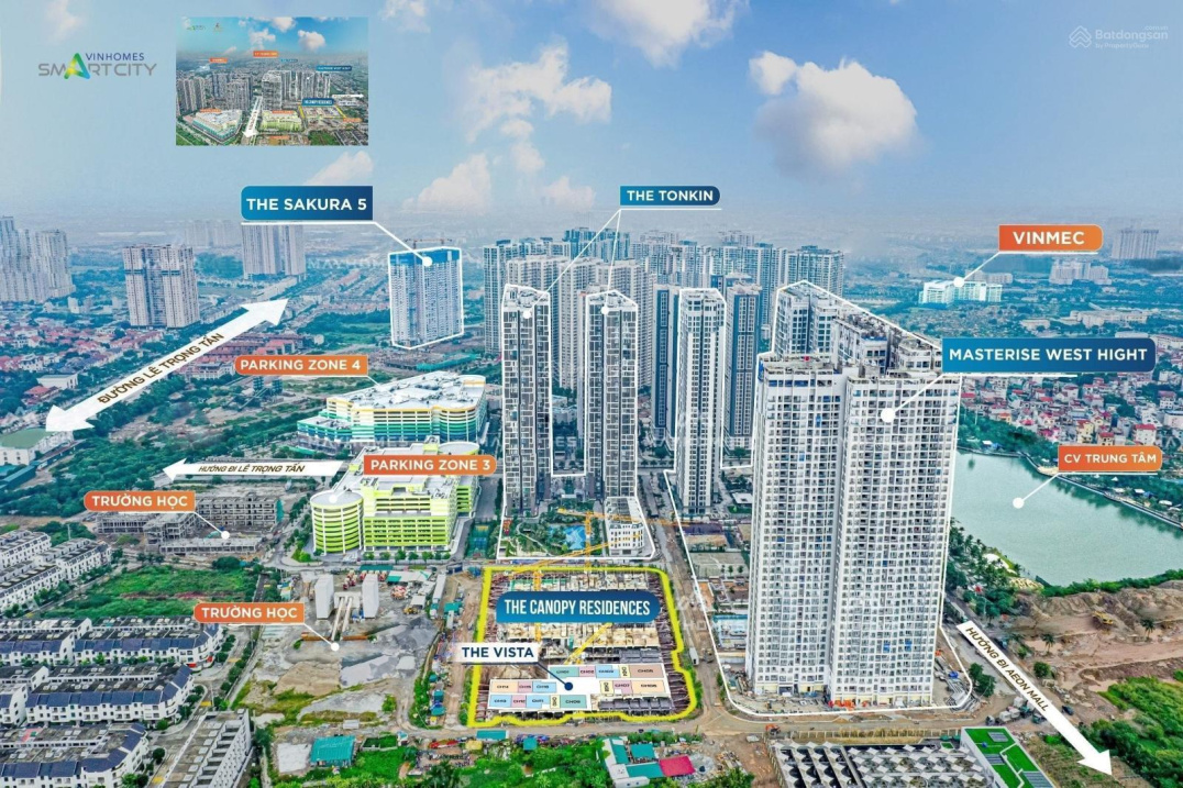 Giá căn hộ tòa TC3 TC2 Canopy Singapore tại Vinhomes Smart City, cập ...
