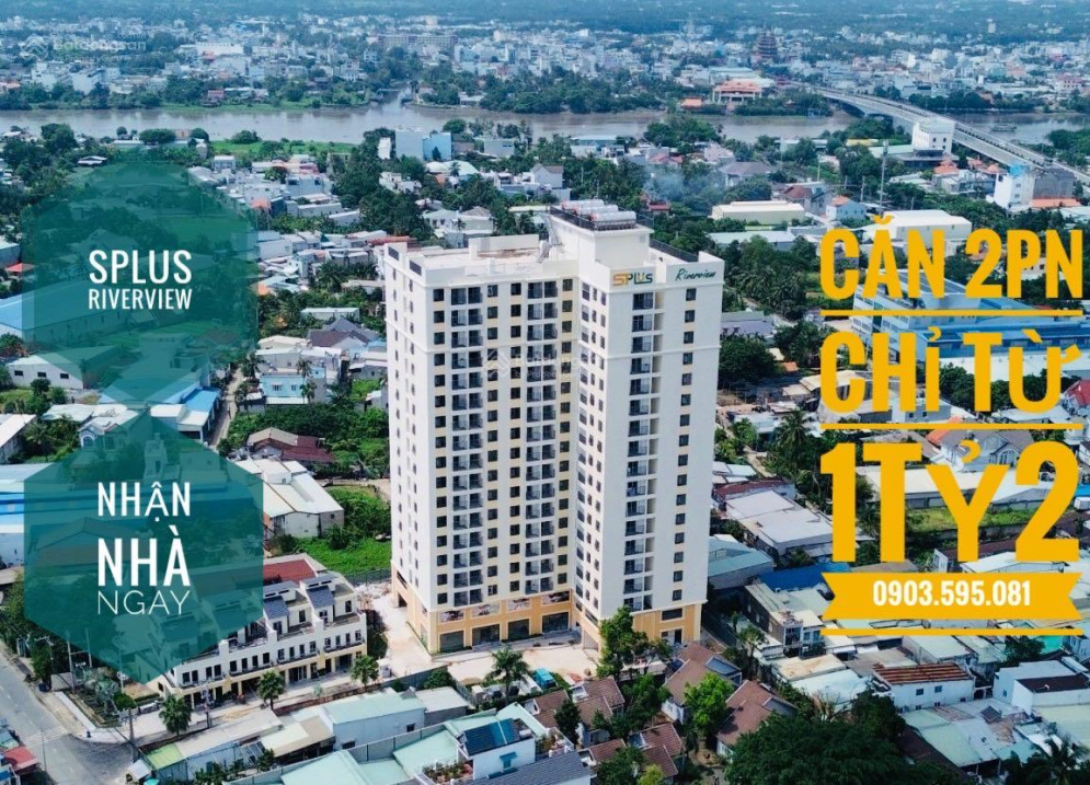SPlus Riverview căn 2PN thanh toán 420 triệu nhận nhà ngay. Nội thất ...