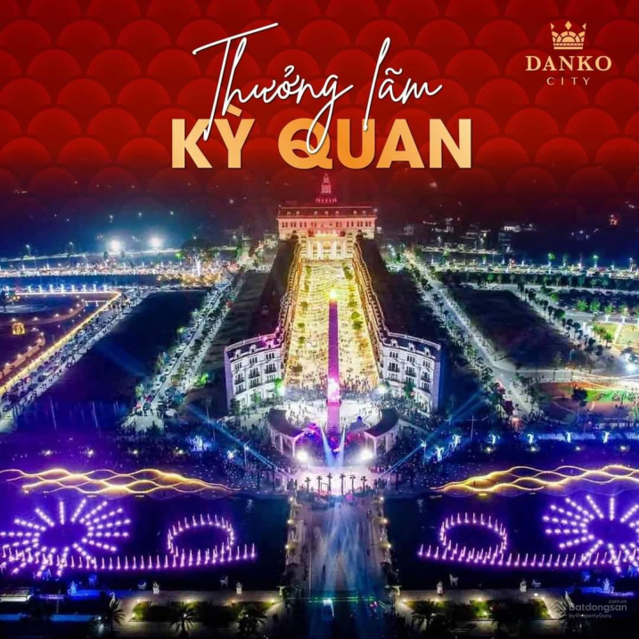 Bán đất nền sổ đỏ ở Danko City chỉ từ 2,3 tỷ đến 2,5 tỷ lô 96m2 các vị trí công chính và phố đi bộ