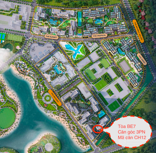 Cần bán nhanh căn hộ 3PN The Beverly tòa BE7, căn số CH12, giá gốc từ HĐMB, không vay NH