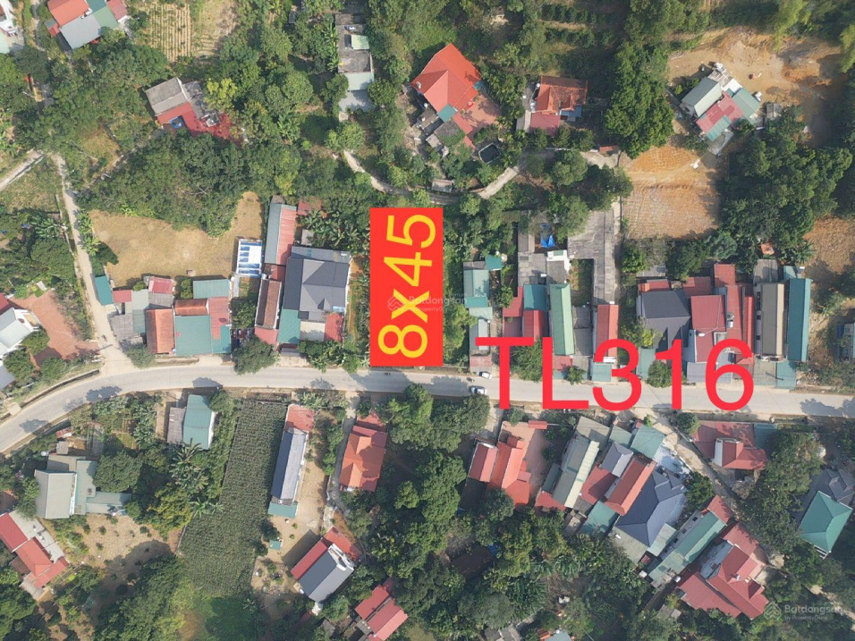 Đất 8x50m, 2 mặt đường giáp Thanh Thủy đường TL nhựa 16m, kd, dân cư đông đúc giá cắt lỗ 1.1 tỷ