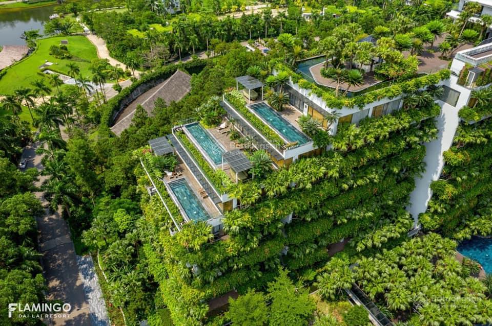 Bán căn 2 PN Flamingo Đại Lải, view bể bơi ốc đảo 4 mùa, vườn thượng ...