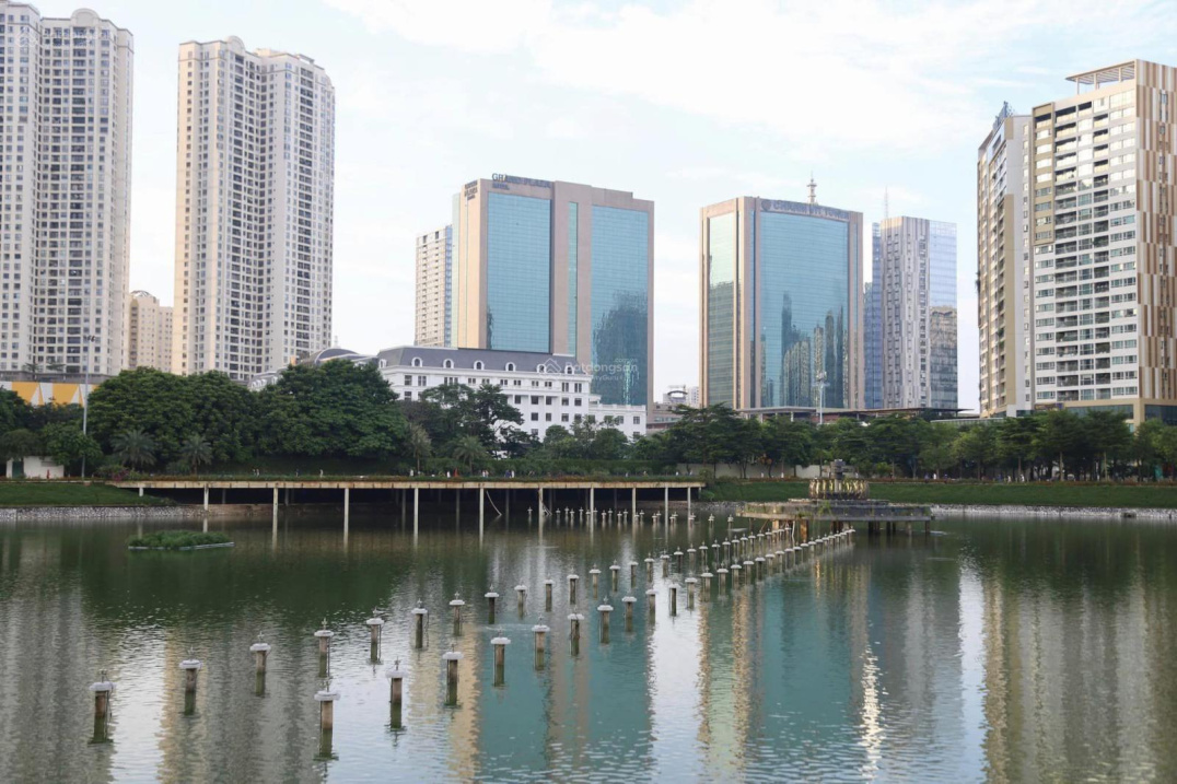 Chung cư N2D hai mặt đường Lê Văn Lương - Hoàng Minh Giám, sát công viên, trường Ams, Ngôi Sao