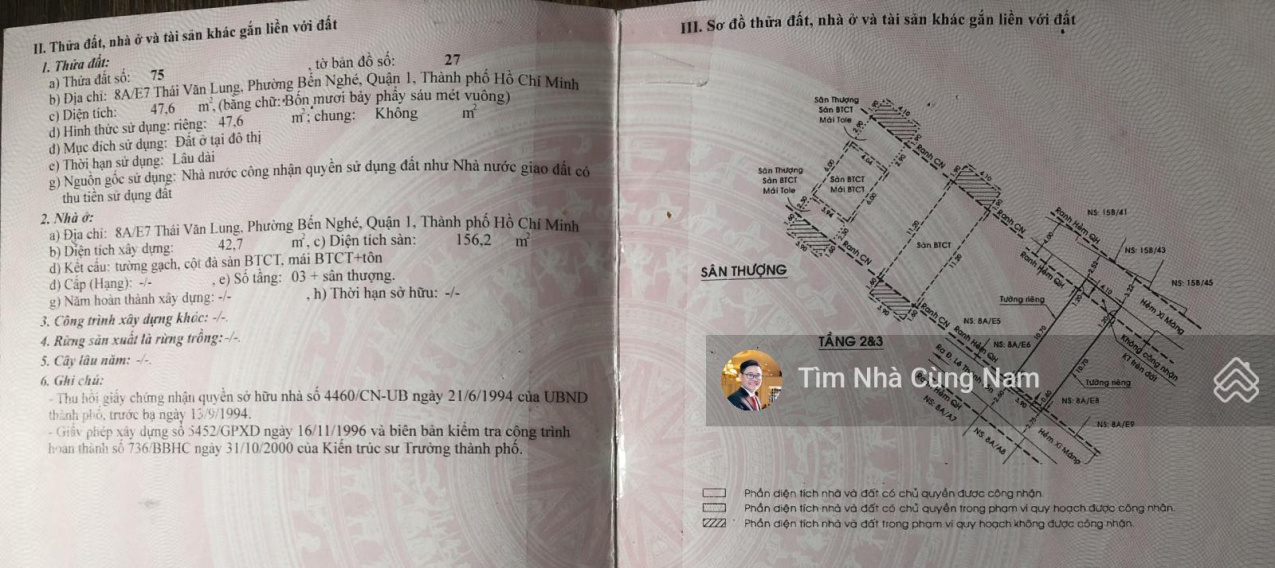 Bán nhà khu phố Nhật 8A Thái Văn Lung - DT 4x12m - 4 tấm - HĐT 50tr/th ...