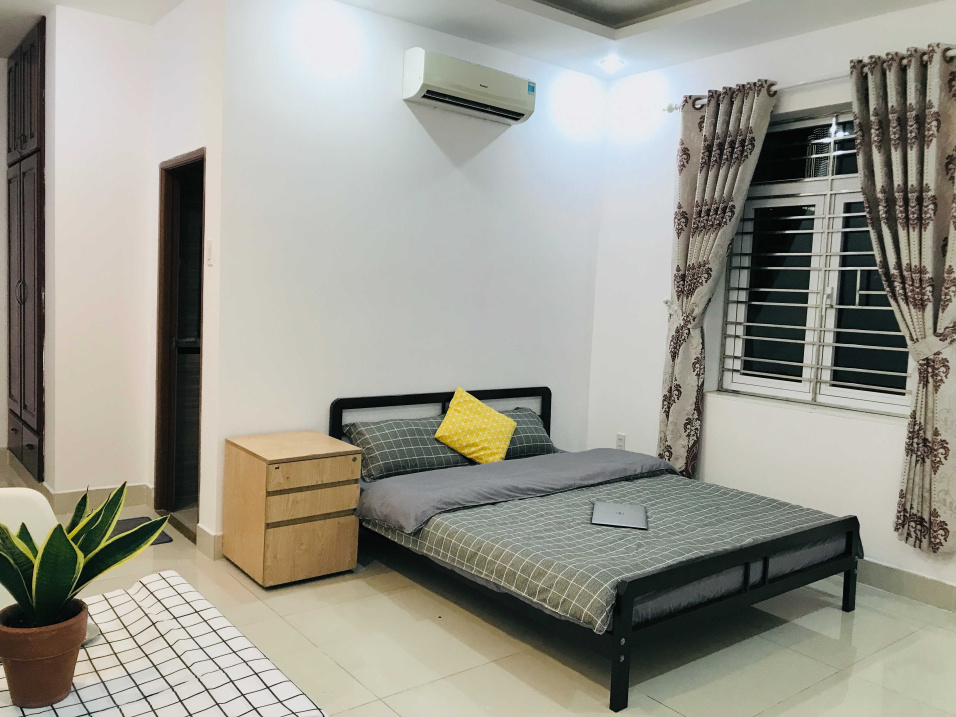 Căn hộ mini tiện nghi full nội thất DT 20m2 40m2 đầu đường Trần Não cách ga Metro Thảo Điền 500m