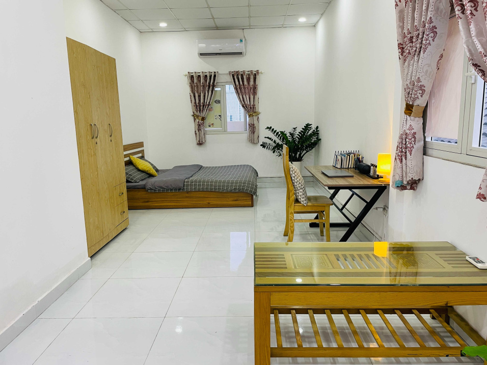 Căn hộ mini tiện nghi full nội thất DT 20m2 40m2 đầu đường Trần Não cách ga Metro Thảo Điền 500m