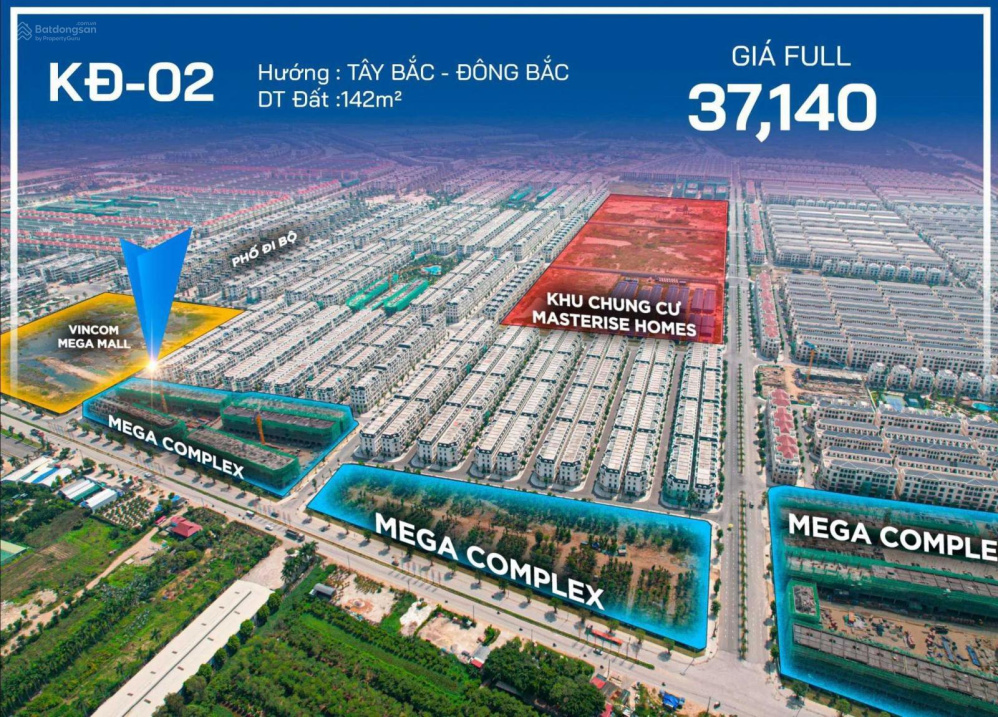 Cần bán căn góc VIP Highlands đối diện Vincom đẹp nhất Vin2 diện tích lên đến 142m2