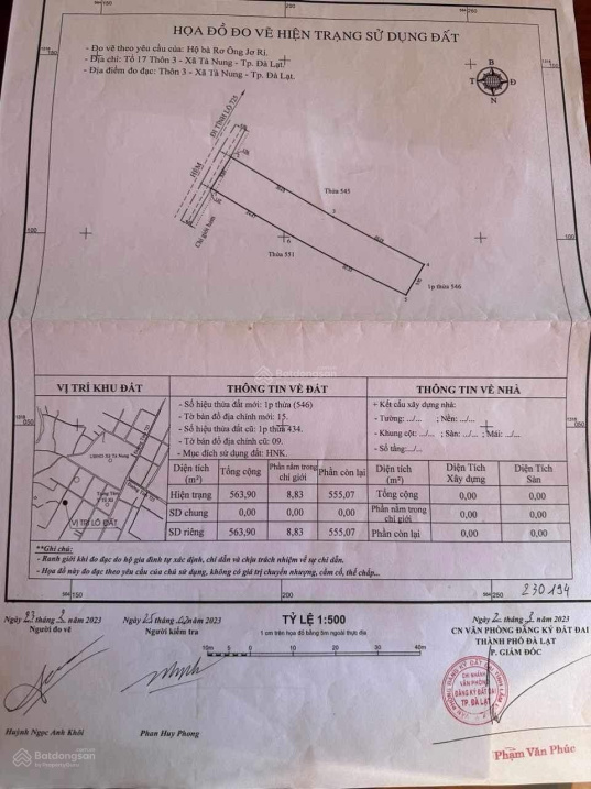 600m2 đất gần KDL Mongo land giá 3,2 tỷ