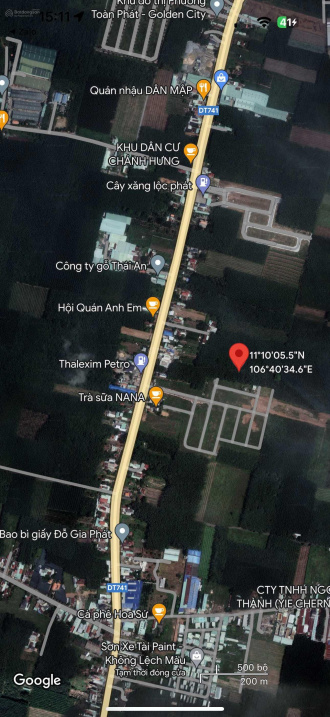 Cần bán đất trồng cây lâu năm, cách DT 741 Nguyễn Văn Thành 200m, Phường Chánh Phú Hòa, Tp Bến Cát