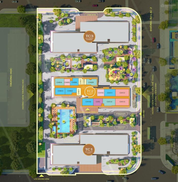 The Canopy TC2 căn hộ cao cấp sở hữu 2 hầm để xe căn 2PN 2VS giá hơn 3 ...