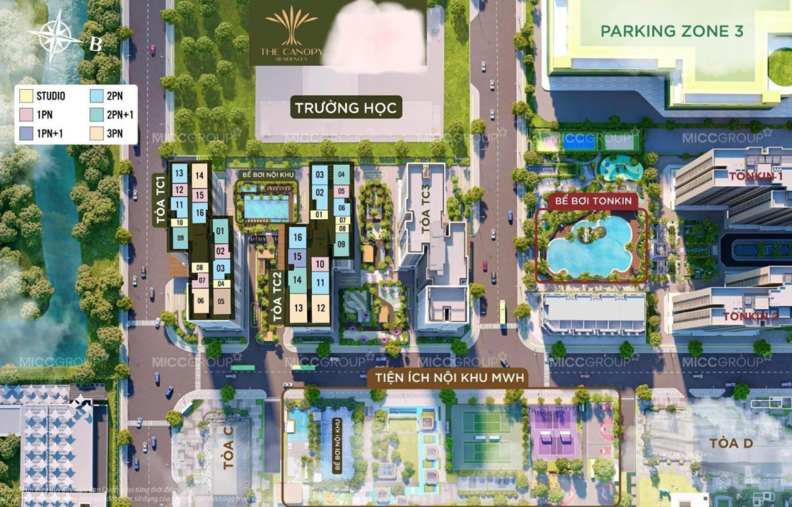 Vinhomes Smart City - Dòng 2N+1 73m2 thiết kế hợp lý 2 phòng ngủ giá ...