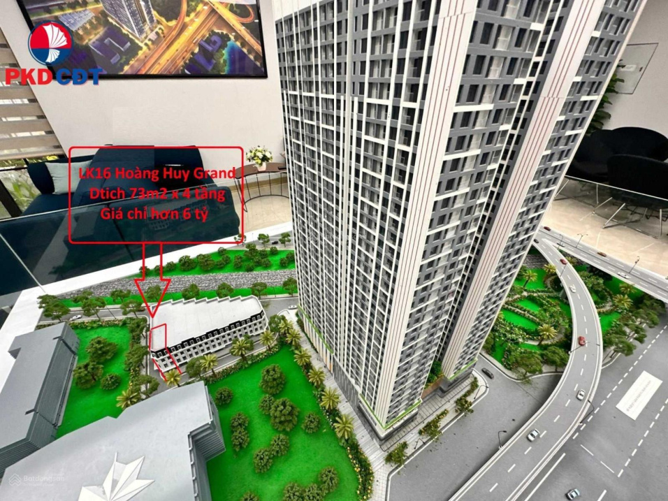 Căn góc liền kề LK16, S = 72.15m2