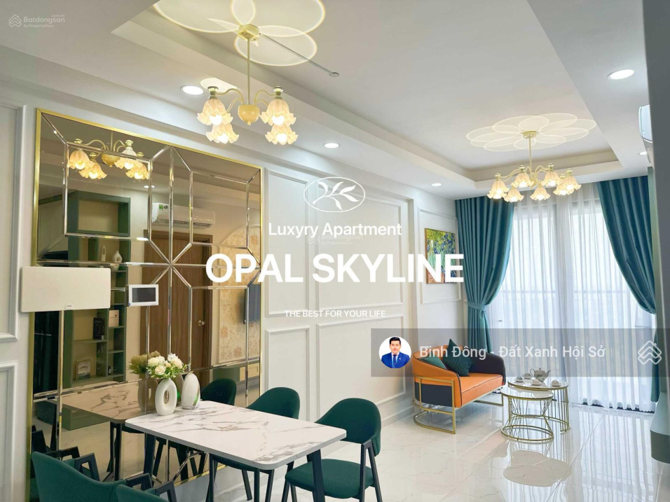 Chính chủ cho thuê căn hộ 2PN Opal Skyline dọn vào ở ngay, có nhà trống hoặc full nội thất