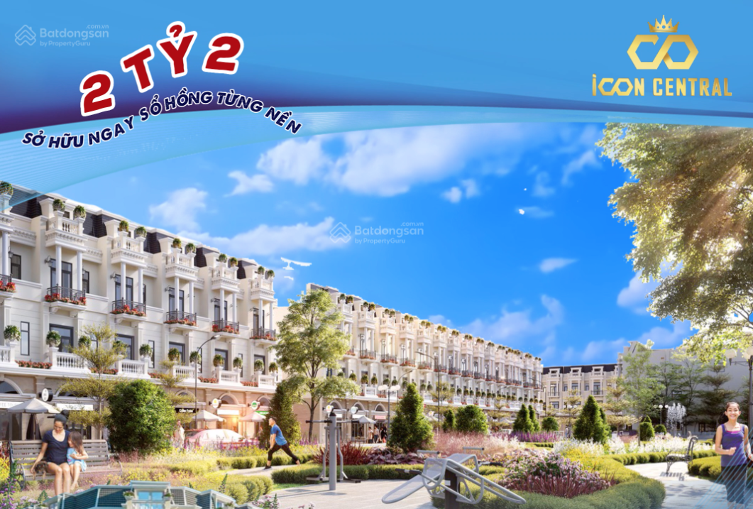 Cơ hội vàng sở hữu "tấc đất-tất vàng" tại Icon Central 2tỷ4=100%, diện ...