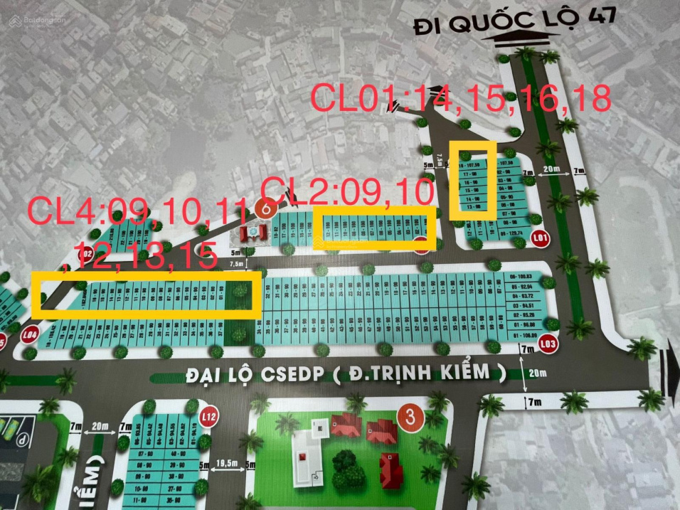 Nhà liền kề đại lộ CSEDP MB Hồ Sen TP Thanh Hoá