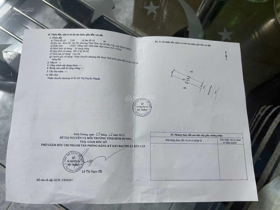 150m2(5x30) đường nhựa chỉ 1.23 tỷ gần đại học Việt Đức và QL13, SHR