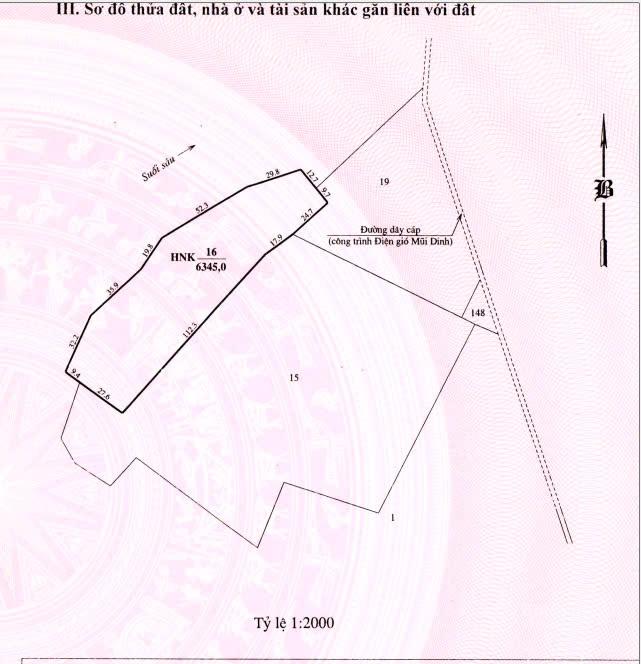 Chính chủ bán đất mặt tiền DT 77.912m2 đường Quốc phòng 709 ở Mũi Dinh, gần ngã tư Sơn Hải
