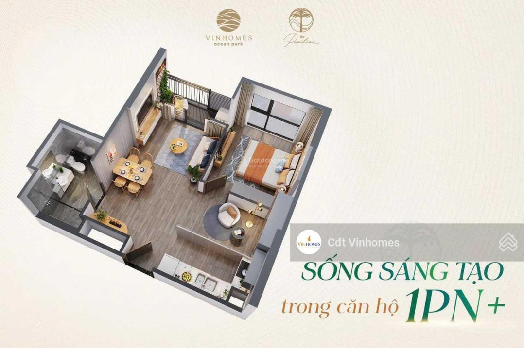 Bán "Cắt lỗ" căn 1PN + tòa P4 khu Pavilion. Nhà mới 100% chưa ở. 2 hầm ...