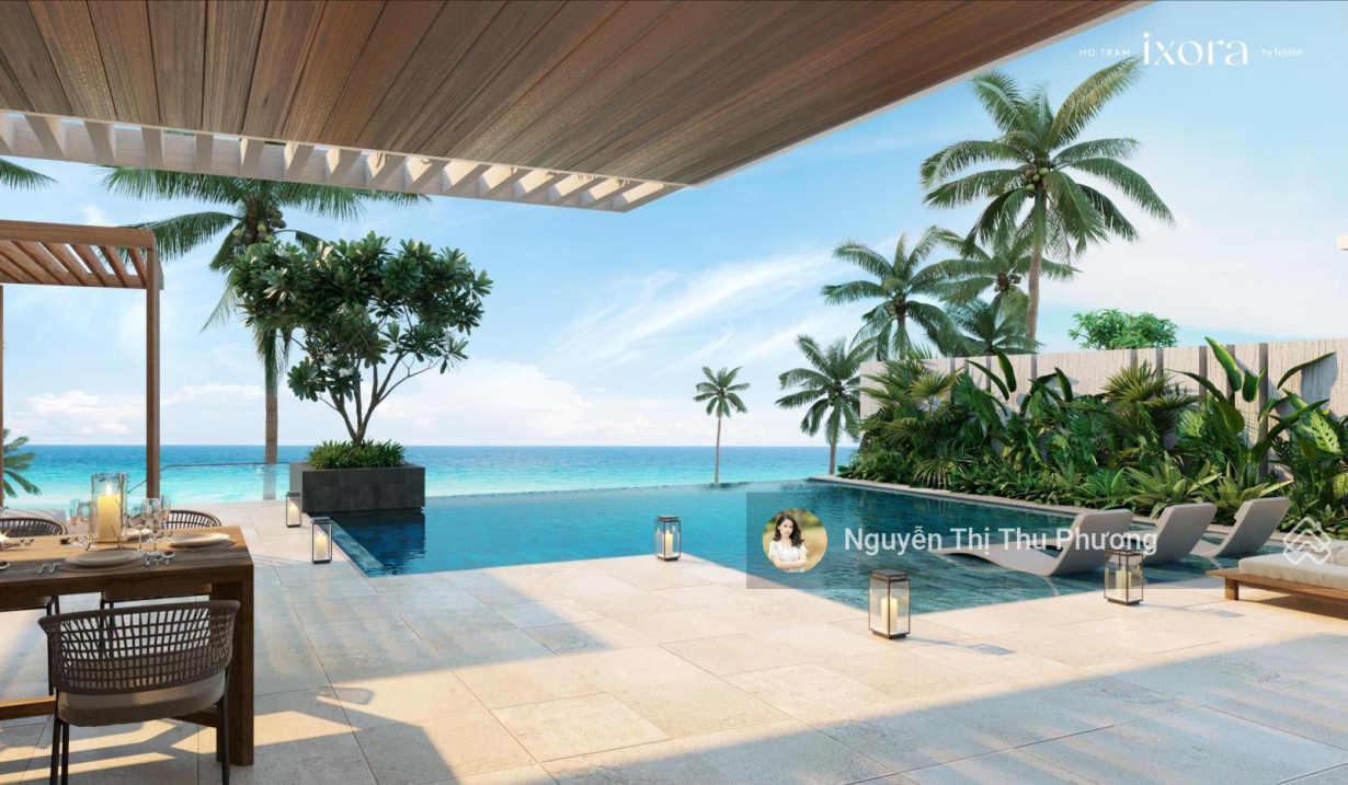 Bán biệt thự mặt biển Beachfront Villa Ixora Hồ Tràm 525m2, đẹp nhất dự án, chỉ 19 tỷ sở hữu ngay