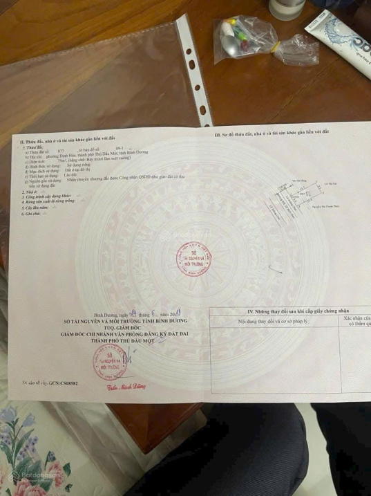 Bán lô đất mặt tiền đường ĐX 065, Định Hoà, TP Thủ Dầu Một. Ngang 5,5m ...