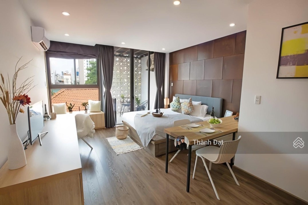 Cho thuê căn hộ Bến Nghé Quận 1, Studio Balcony & Cửa sổ - Nội thất hiện đại, ngay Thảo Cầm Viên