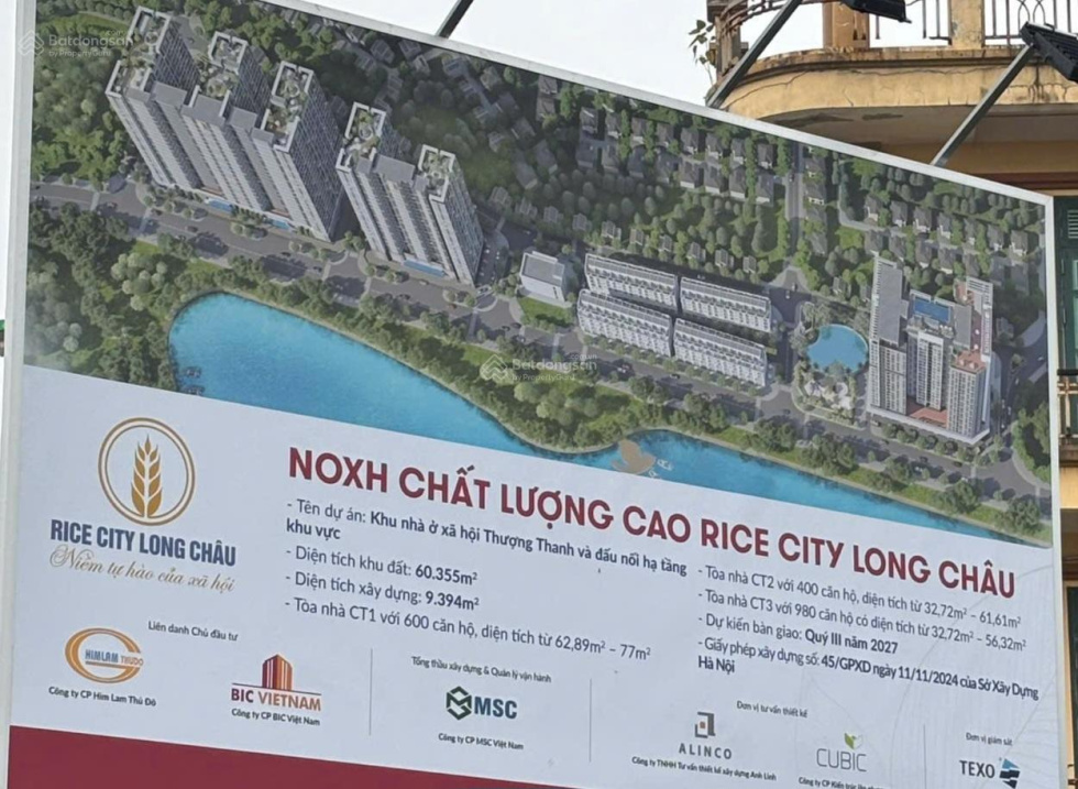 NOXH căn hộ 2PN, 2WC tại nhà ở xã hội Him Lam Thượng Thanh, 50m2