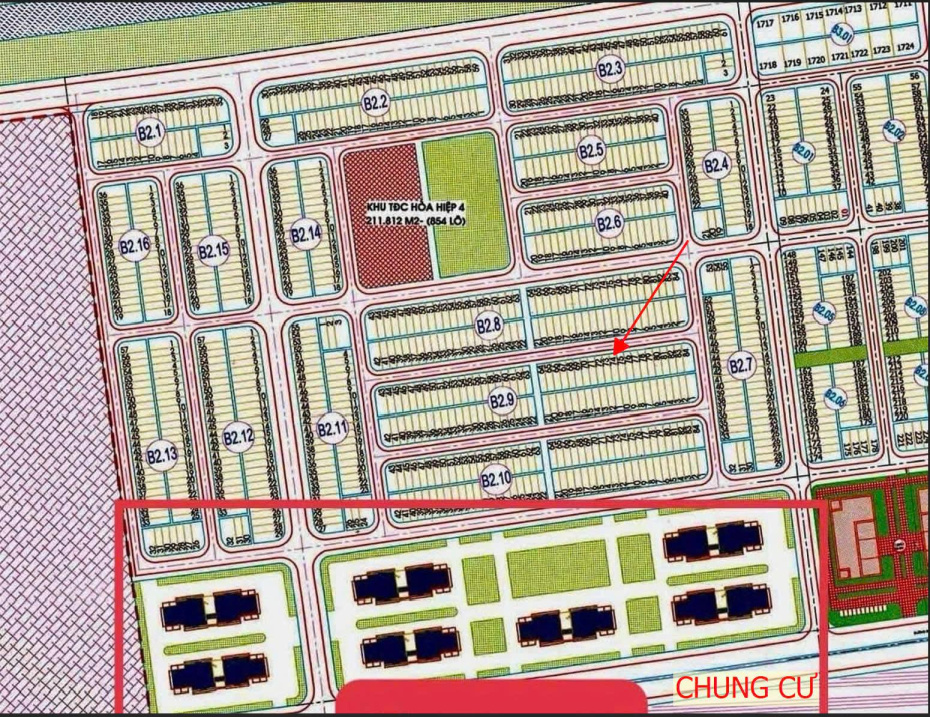 Bán đất nền tại Liên Chiểu giá 2,4 tỷ, 100m2, đường 5,5m vỉa hẻ 3m cách biển 2km