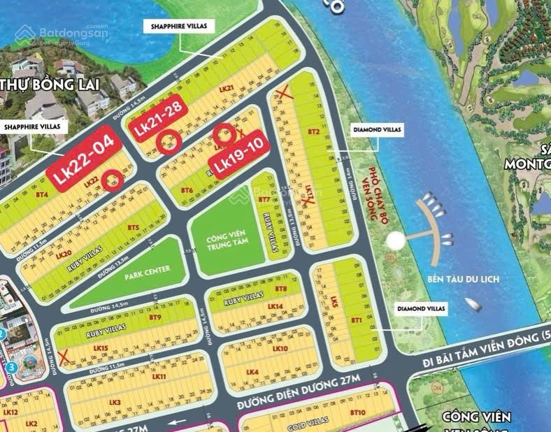 Bán đất Green City lô LK13 07 Điện Ngọc